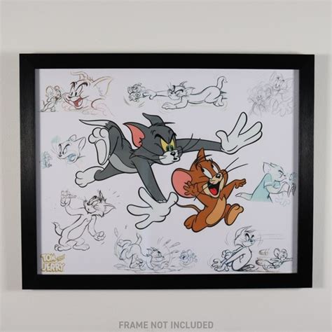 Tom And Jerry Limited Edition Fan Cel Art Print Print Free Shipping