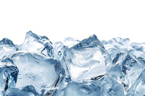Premium Photo Ice Chunks Isolated