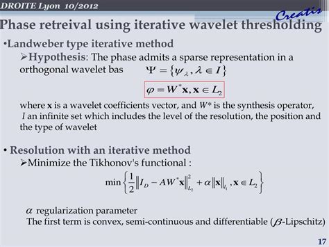 Ppt Nonlinear Phase Retrieval In Line Phase Tomography Powerpoint