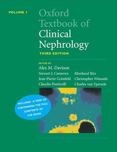 Oxford Textbook Of Clinical Nephrology Third 3rd Edition Including