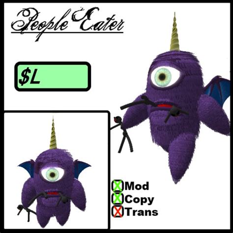 Second Life Marketplace People Eater Avatar Free