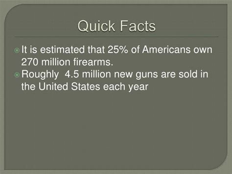 History Of Gun Control In America