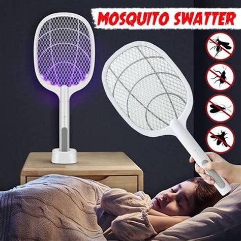 Electric Mosquito Racket Rechargeable Bug Zapper Racket In Pakistan Daraz Pk