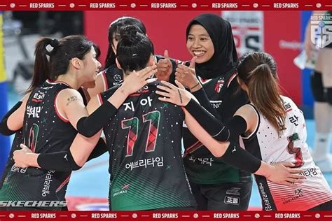 Jadwal Liga Voli Putri Korea 1 Januari 2024 Megawati Bersama Red