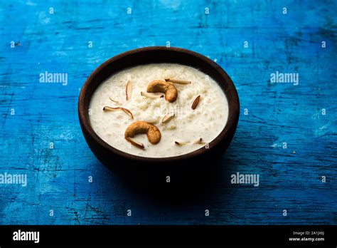 Rice Kheer Or Firni Or Chawal Ki Khir Is A Pudding From Indian