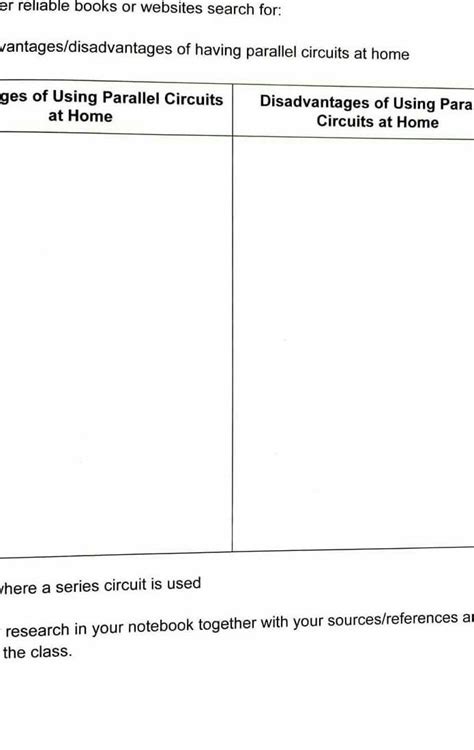 Advantages And Disadvantages To Using A Parallel Circuit