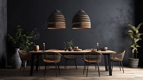 인테리어 장면 3d 렌더링 식탁 및 회색 벽 장식 모형 라이트 룸 현대 벽 3d 인테리어 배경 일러스트 및 사진 무료 다운로드 Pngtree