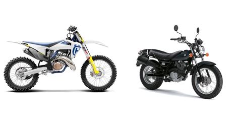 Motorrad Vergleich Husqvarna TC 125 2020 Vs Suzuki RV 200 VanVan 2018