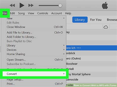 How To Convert M A To MP With ITunes Steps With Pictures