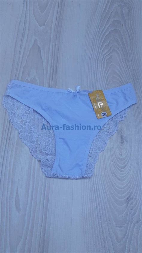 Chilot Alb Din Bumbac Cu Dantela