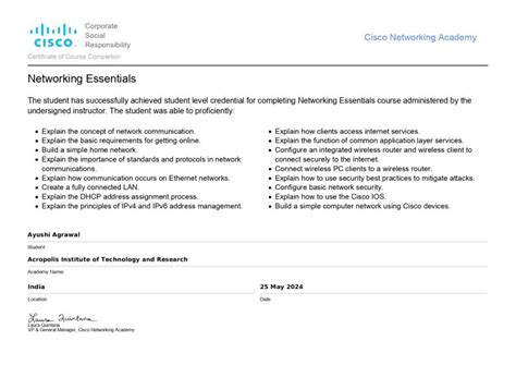 Ayushi Agrawal On Linkedin Ciscocertified Networkingessentials Packettracer Techfutureready