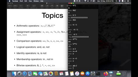 Python Tutorial 2 Operators Youtube