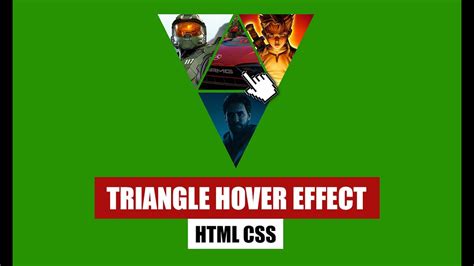 Triangle Hover Effect Css How To Make Hover Animation In Css Youtube