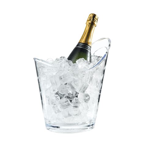 Acrylic Ice Bucket Clear Acrylic Wine And Champagne Buckets Mbs Wholesale
