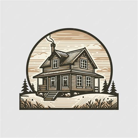 Premium Vector Vintage Farm Barn Logo Design Barn Wood Building House