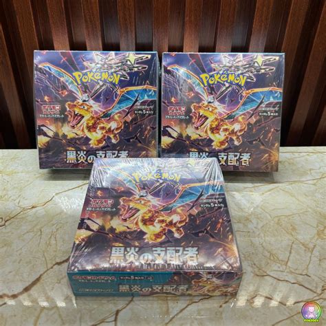 Pokémon Tcg Ruler Of The Black Flames Booster Box Japanese Sv3