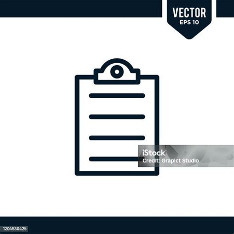 以輪廓或線條藝術樣式顯示的剪貼簿圖示集合向量圖形及更多乾淨圖片 乾淨 互聯網 信 文件 Istock