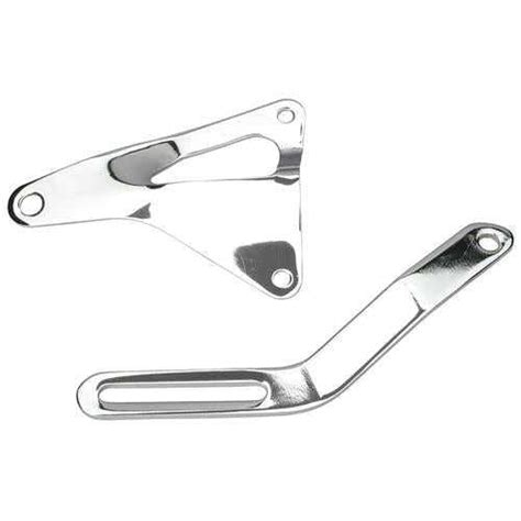 Trans Dapt And 9 Trans Dapt Alternator Bracket Chrome And Automobilepieces