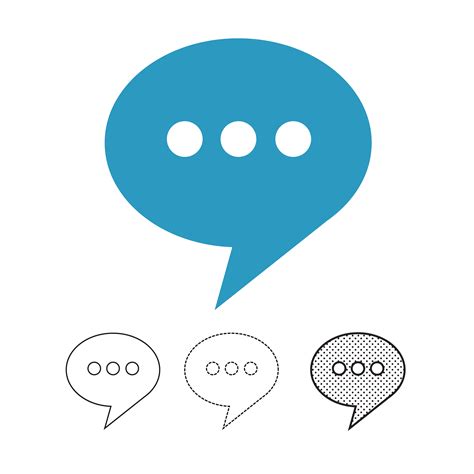 Speech Bubble Chat Vector Icon Vector Art At Vecteezy