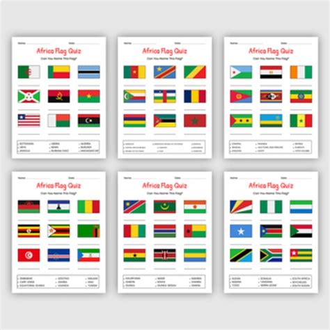 Country Flags Of Africa Quiz