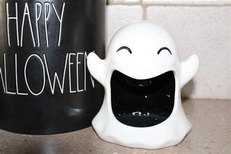 Wide Mouth Ghost Candy Dish Boo Spooky On Mercari Halloween Items
