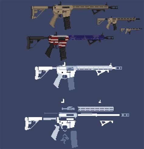 Ar 15 Pixel Art [oc] R Pixelguns
