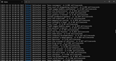 Debug Log · Issue 1746 · Opentibiabrcanary · Github