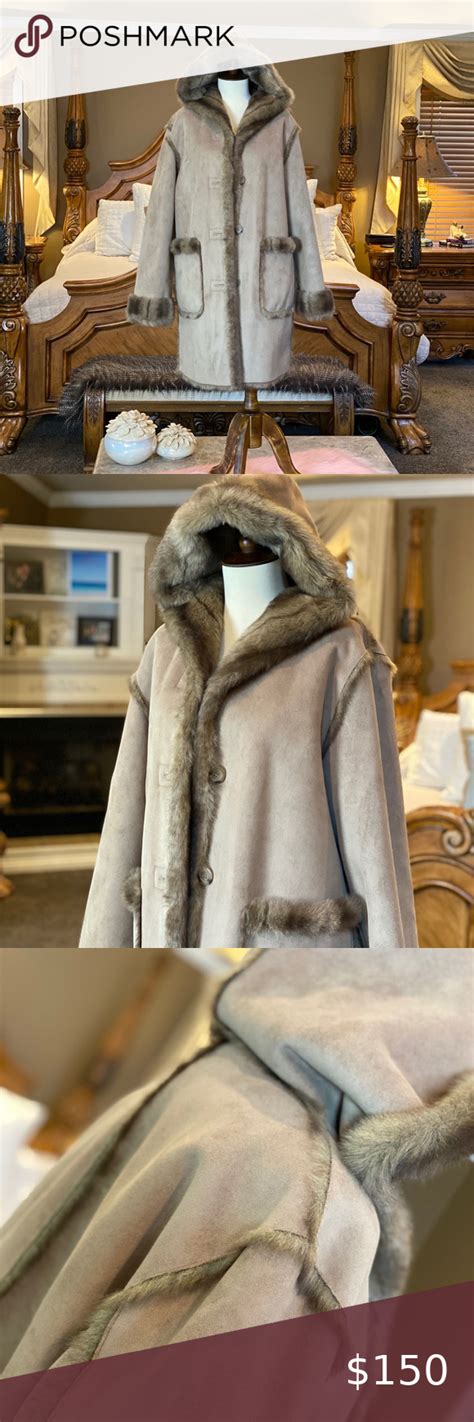 Spotted While Shopping On Poshmark Dennis Basso Nwot Reversible Faux Fur Coat Size Xs