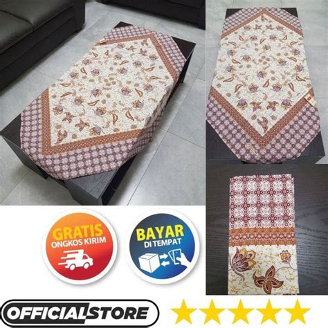 Taplak Meja Segi Empat Kotak Kaca Ruang Tamu Persegi Panjang Ukuran 110 ...