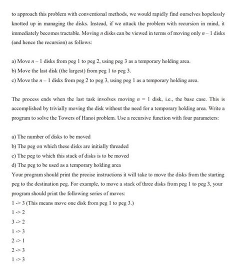Solved Towers Of Hanoi Every Budding Computer Scientist Must