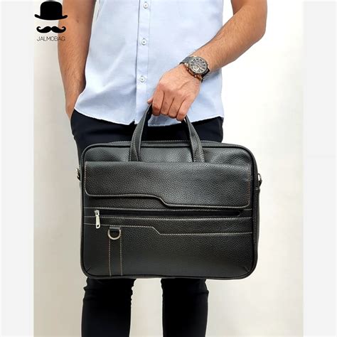 خرید و قیمت کیف اداری لپتاپی چرمی حلقه دار کشیده کد 6020 از غرفه فروشگاه کیف مردانه و کوله جَلمو 🪙
