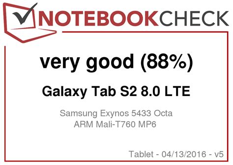 Samsung Galaxy Tab S LTE Tablet Review NotebookCheck Net Reviews