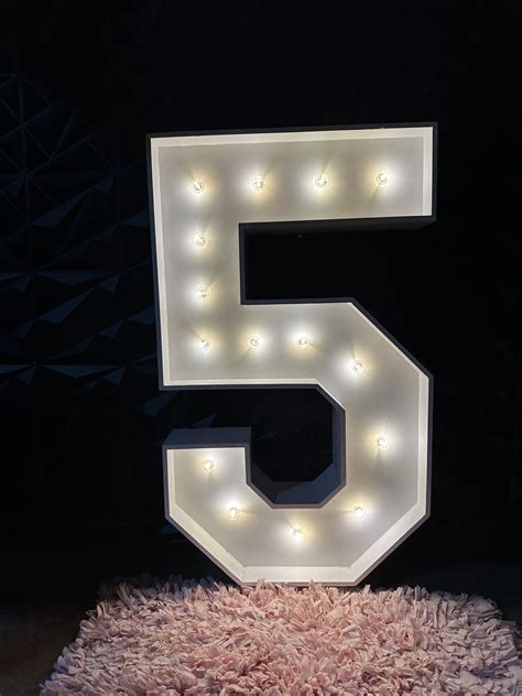 FT Marquee Number Tuckers Party Rental West Hartford Connecticut