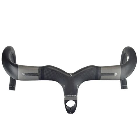 Newest Superlogic Full Carbon Handlebar Road Bike Integrated Handlebar