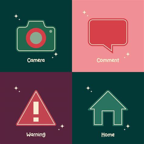 Set Of Retro Vintage Ui Vector Icon Illustration 23092996 Vector Art At Vecteezy