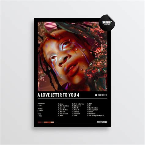 Trippie Redd A Love Letter To You 4 Album Cover Poster Sunny