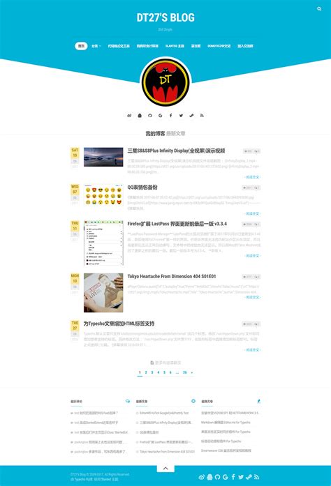 Wordpress Typecho Slanted