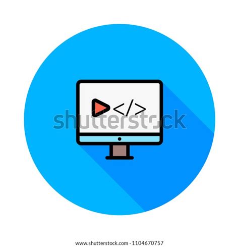 programming script development stock vector royalty free 1104670757