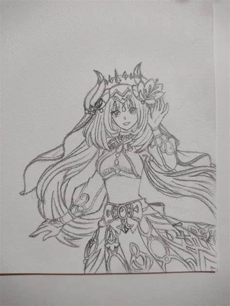 Tried Drawing Nilou Genshin Impact HoYoLAB Tried Drawing Nilou Genshin Impact HoYoLAB