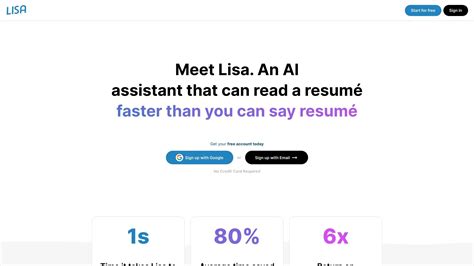Lisa Recruiter Ai 기반 채용 솔루션 Creatiai