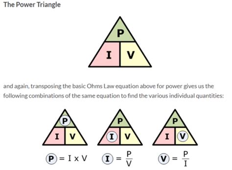 Basic Electrical Calculation Formulas Flashcards Quizlet