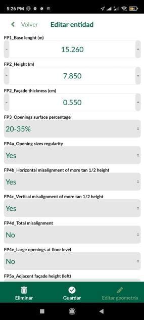 Example Of The Input Interface And Its Utilisation During On Site Data