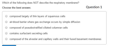 Solved Which Of The Following Does NOT Describe The Chegg
