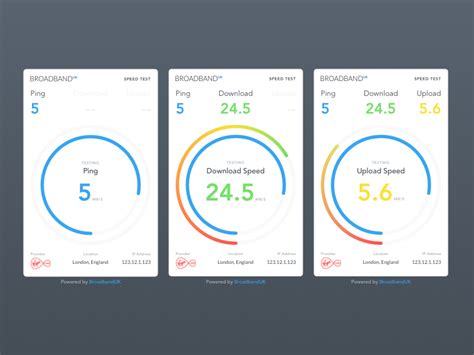 Speed Test Mobile Ui By Sam Willis On Dribbble