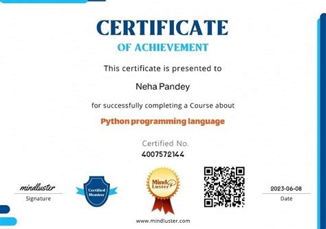 Neha Pandey On Linkedin Hello Everyone I Have Completed My Python