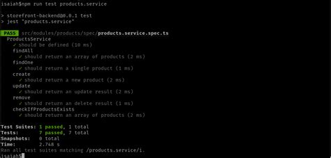 create a products module in nest js izolabs