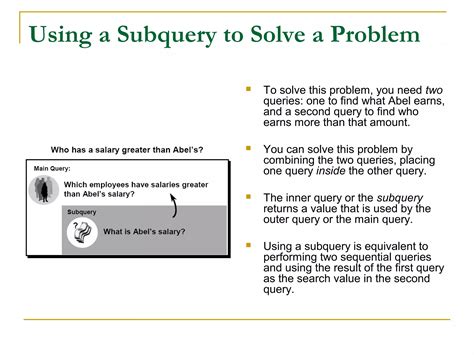 Sql Subquery Ppt