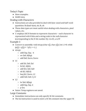 CS ECE 3810 Lecture Notes Class 14 Todays Topics Sequential Circuits Finite State Machines