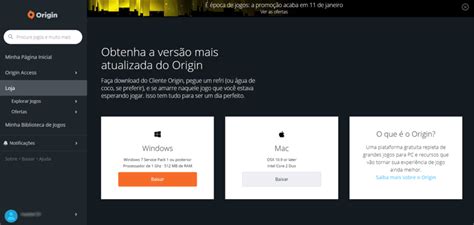 Origin Entrar Criar Conta E Recuperar Senha Site Games EA Sports