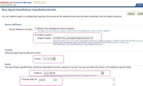 11g Agent Deployment From Grid Oracle Ckpt